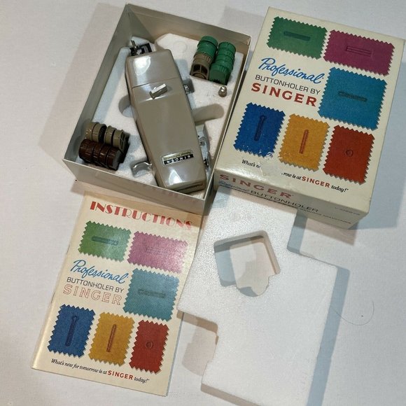 SINGER | Office | Vintage Singer Professional Buttonholer V2878 | Poshmark
